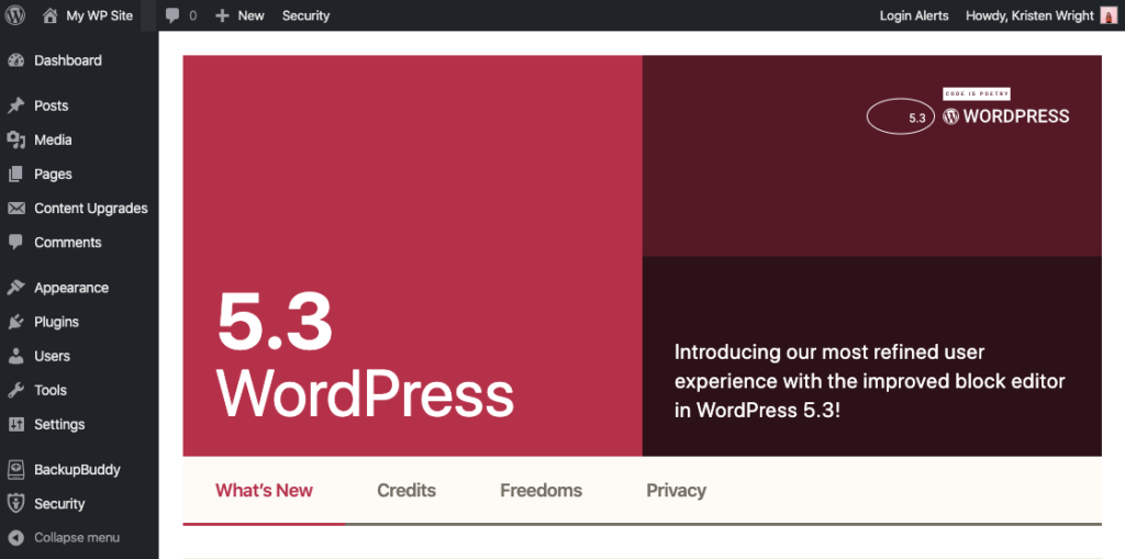 WordPress 5.3.2, actualización de mantenimiento | Documentacion HOY